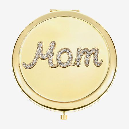 Click here for Monet Jewelry Mom Gold Tone Compact Mirror  One Si... prices