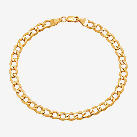 Click here for Made in Italy Womens 10K Gold 7.5 Inch Hollow Curb... prices