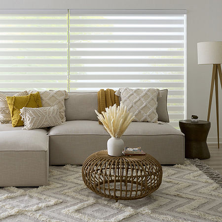 Click here for LEVOLOR Emberlyn Banded Custom Light-Filtering Cor... prices