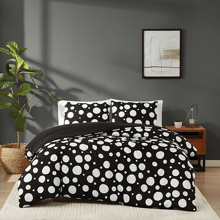 Truly Soft Sophia Dot 2-Pc. Comforter Set  Twin/Twin Xl - Black/White