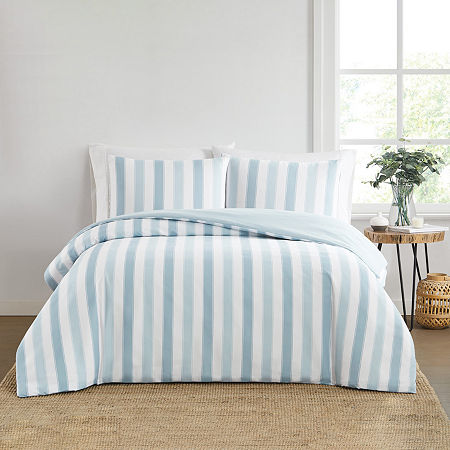Truly Soft Aiden Stripe 3-Pc. Comforter Set  Full/Queen - Blue/White