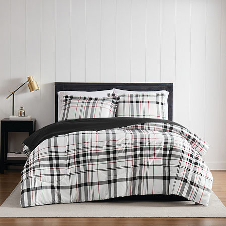 Click here for London Fog Charlotte Plaid Midweight Comforter Set... prices