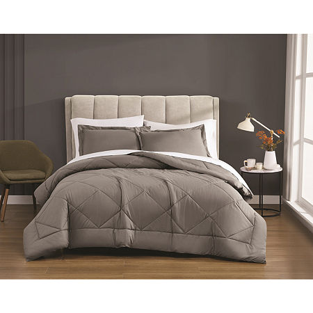 Click here for Cannon Solid Percale Midweight Comforter Set  One... prices