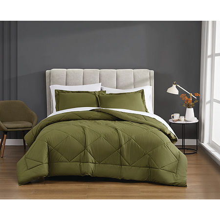 Click here for Cannon Solid Percale Midweight Comforter Set  One... prices