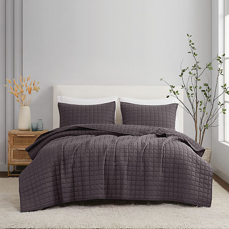Click here for Brooklyn Loom Flax Linen 3-pc. Quilt Set  One Size... prices