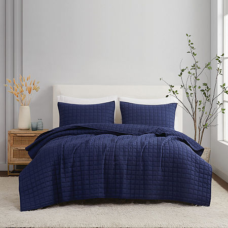 Click here for Brooklyn Loom Flax Linen 3-pc. Quilt Set  One Size... prices