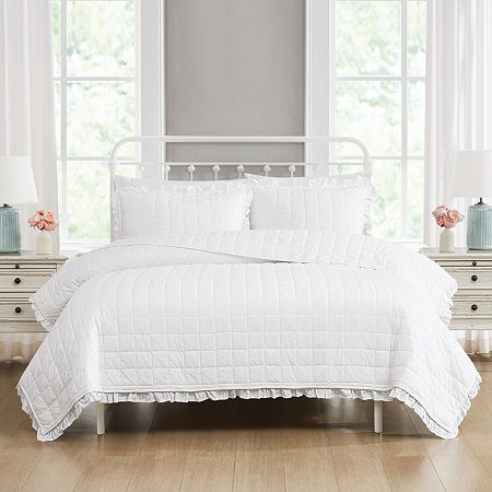 Click here for The Farmhouse By Rachel Ashwell Ruffled Washed Qui... prices