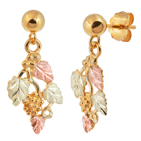 Click here for Landstroms Black Hills Gold 10K Gold Drop Earrings... prices