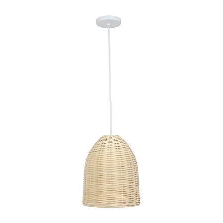 Click here for Elegant Designs Coastal Elongated Dome Rattan Pend... prices