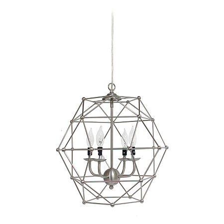 Click here for Elegant Designs Industrial 4 Bulb Hexagon Pendant... prices