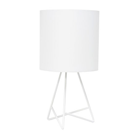 Simple Designs Down To The Wire Table Lamp - White