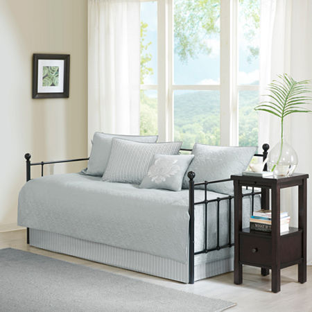 Madison Park Quebec Reversible 6-Pc. Quilt Set  Daybed - Grey