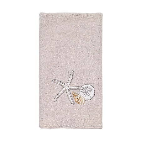 Click here for Avanti Seaglass Embroidered Seashell Cotton Finger... prices