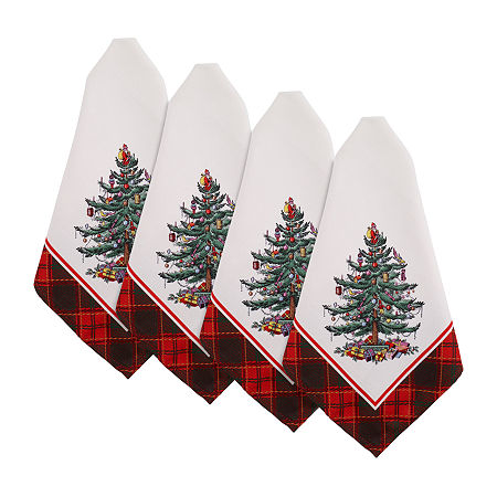 Click here for Spode(R) Christmas Tree(R) Tartan Napkins - Set of... prices