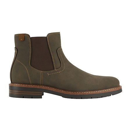 Click here for Dockers Mens Ransom Block Heel Chelsea Boots  11 M... prices