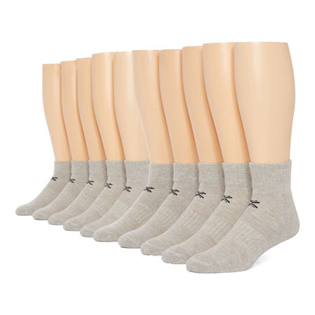 Click here for Xersion Quick-Dri Mens 10 Pair Quarter Ankle Socks... prices