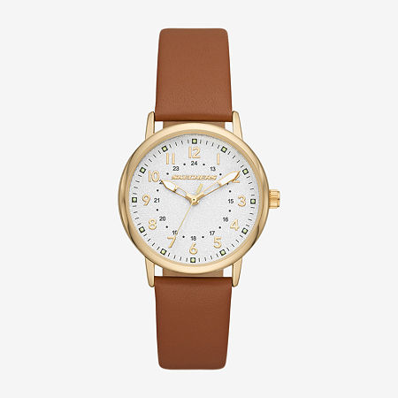 Click here for Skechers Womens Brown Leather Strap Watch Sr6248... prices
