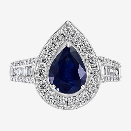 Click here for Effy Womens 1/2 CT. T.W. Diamond & Genuine Blue Sa... prices