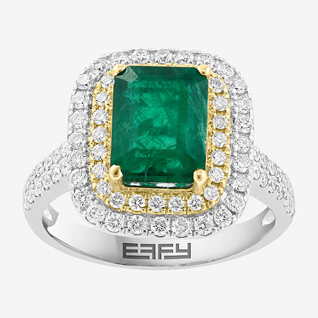 Click here for Effy Womens 1/5 CT. T.W. Diamond & Genuine Green E... prices