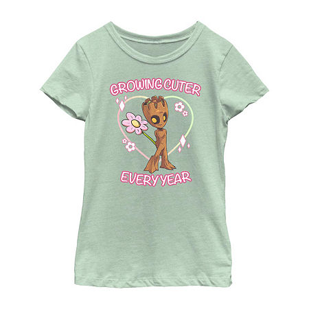 Click here for Little & Big Kid Girls Crew Neck Short Sleeve Regu... prices