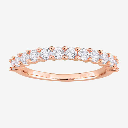 Click here for Womens Lab Created White Sapphire 18K Gold Over Si... prices