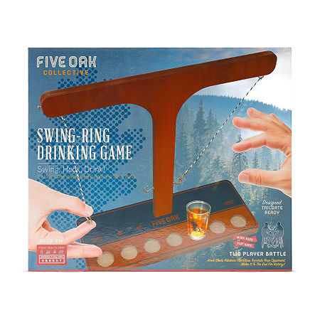 Click here for Five Oak Swing-Ring Drinking Game  One Size  Brown prices