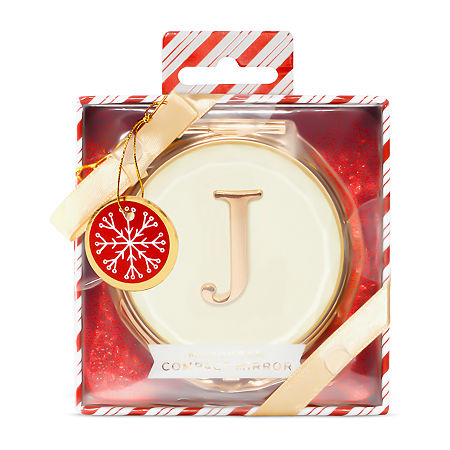 Click here for Pink Sky Monogrammed Compact Mirror  One Size  Bei... prices