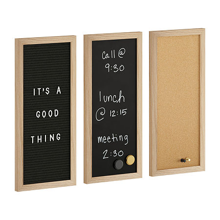 Click here for Martha Stewart Chalk/Cork/Letter Board Set  One Si... prices