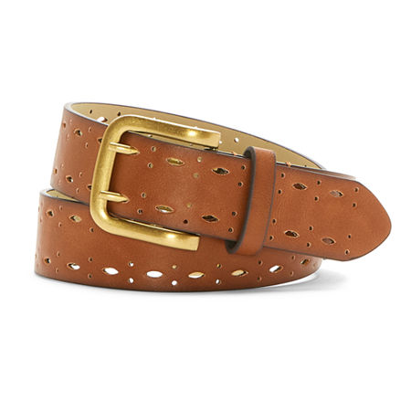 Click here for a.n.a Double Prong Edge Perforated Womens Belt  Sm... prices