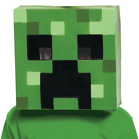 Click here for Mens Minecraft Creeper Vacuform Mask Costume Acces... prices