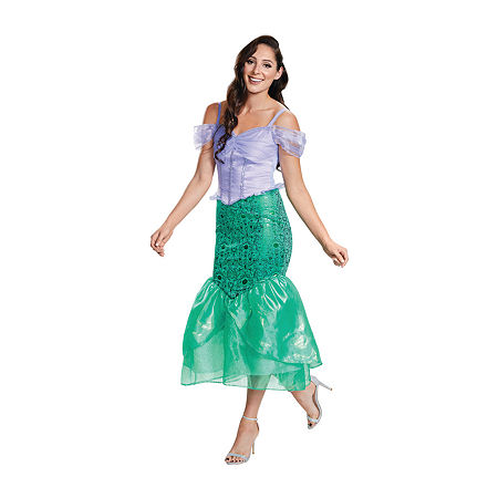 Click here for Womens Deluxe Ariel Princess The Little Mermaid Co... prices