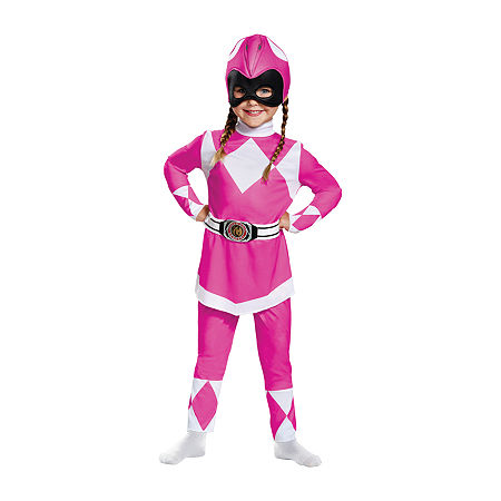 Click here for Girls Mighty Morphin Pink Classic Power Rangers Co... prices