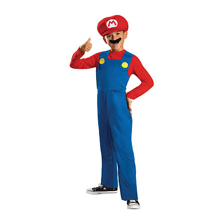 Click here for Boys Classic Super Mario Costume  7-8  Red prices