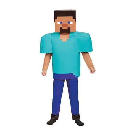 Click here for Little & Big Kid Boys Steve Deluxe Minecraft Costu... prices