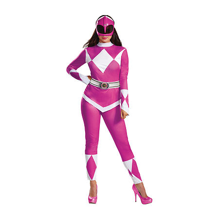Click here for Womens Mighty Morphin Pink Deluxe Power Rangers Co... prices