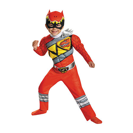 Click here for Boys Dino Charge Red Muscle Power Rangers Costume... prices