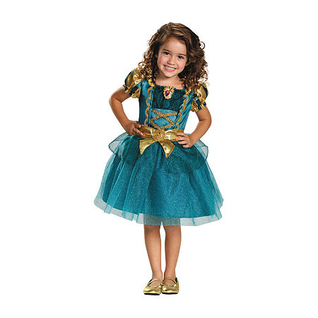 Click here for Girls Merida Classic Princess Costume  4-6  Blue prices