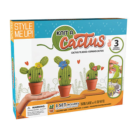 Click here for Style Me Up Knit A Cactus Kit 19-pc. Knitting Kit... prices