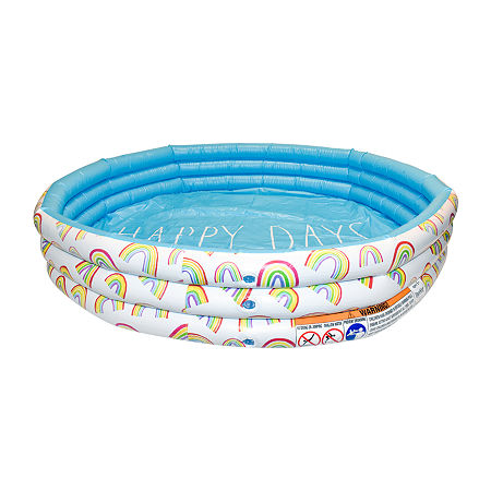 Click here for Rae Dunn Happy Days Aqua Rainbow Mini Pool Inflata... prices