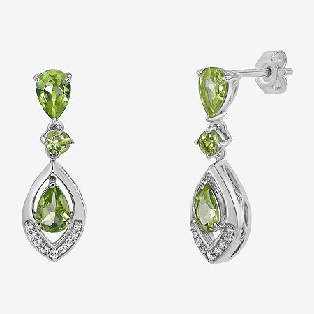Click here for Womens Genuine Green Peridot Sterling Silver Drop... prices