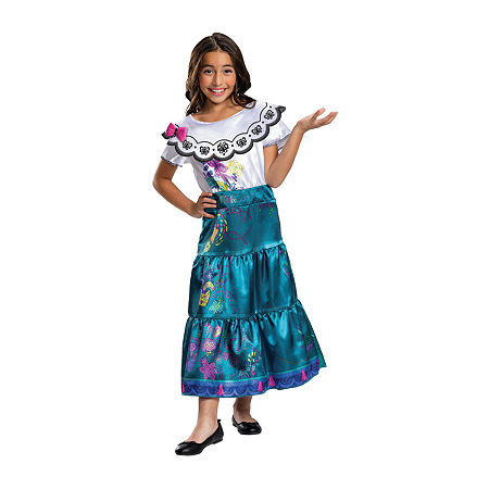 Click here for Girls Mirabel Classic Encanto Costume  7-8  White prices