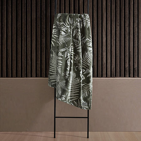 Click here for Eddie Bauer Fern Garden Plush fleece Blanket  One... prices