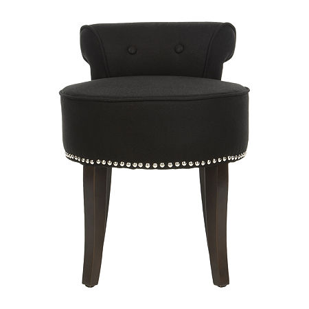 Click here for Georgia Vanity Stool  One Size  Black prices