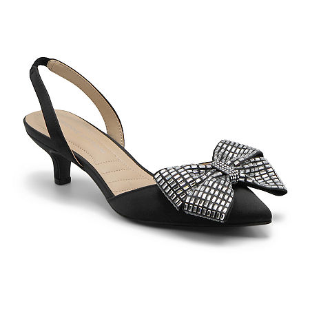 Click here for Adrienne Vittadini Soroya Womens Pointed Kitten He... prices