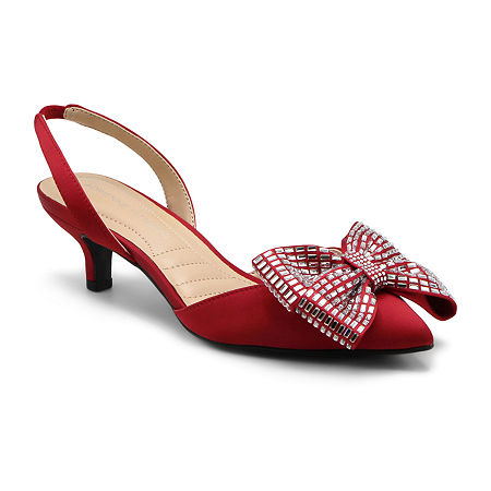 Click here for Adrienne Vittadini Soroya Womens Pointed Kitten He... prices