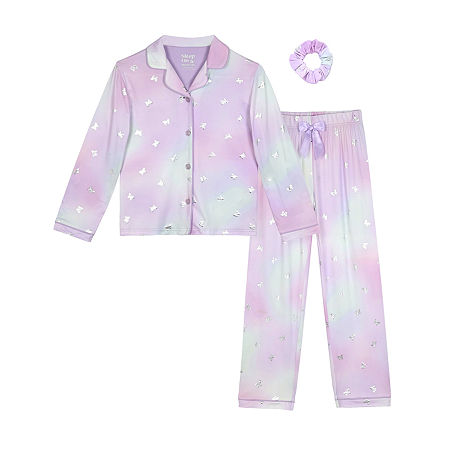Click here for Sleep On It Little & Big Kid Girls Long Sleeve 3-p... prices