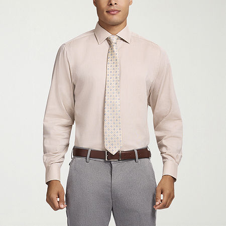 Click here for IZOD Royal Textured Mens Easy Care Wrinkle Free Lo... prices