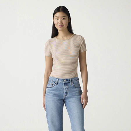Click here for Levis Womens Hayes Tee  Medium  Brown prices