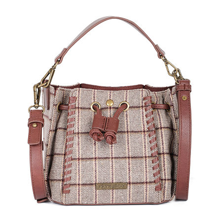 Click here for Frye and Co. Easton Plaid Mini Bucket Bag  One Siz... prices