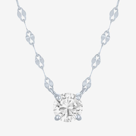 Click here for Gemstone Sterling Silver Round 16 Inch Pendant Nec... prices